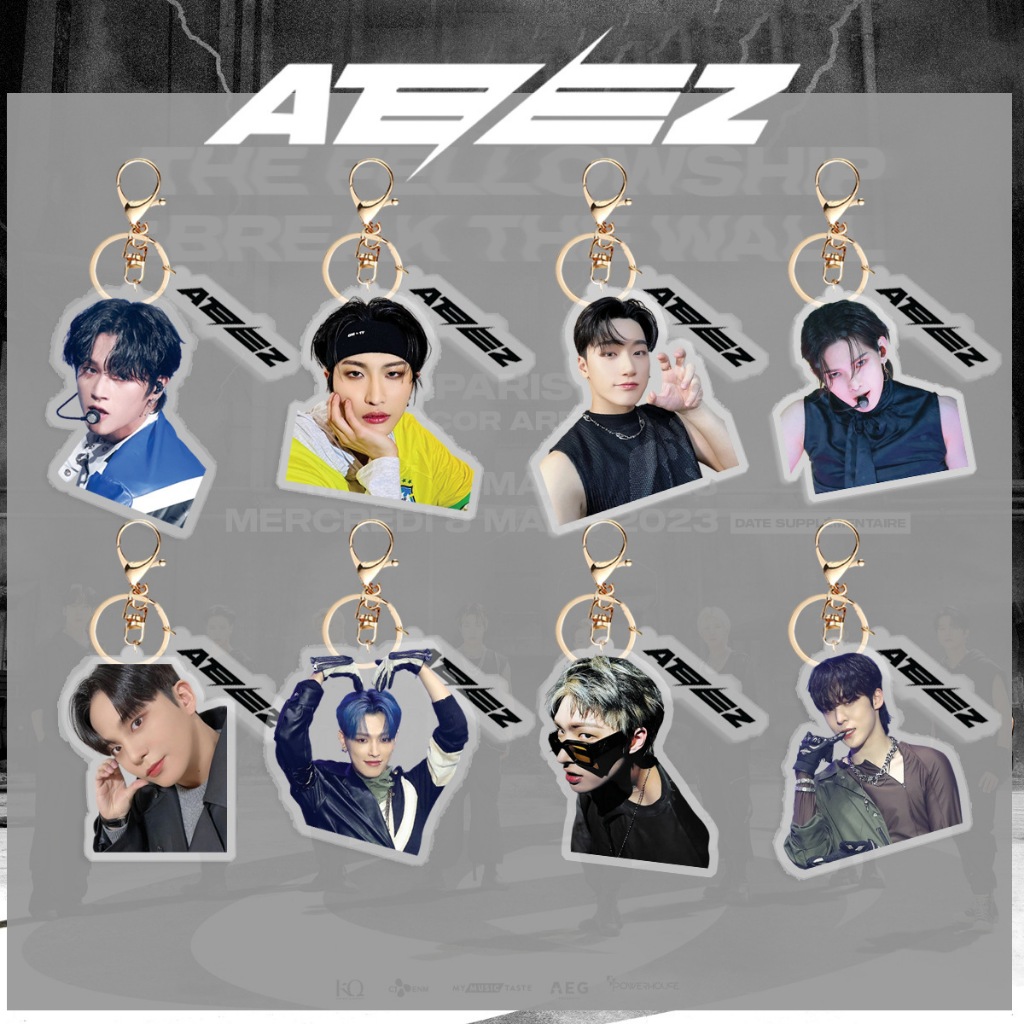 ATEEZ "Limitless" new acrylic keychain jewelry pendant | Shopee Philippines