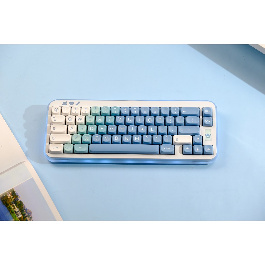 GMK Snow Monster keycaps, 126 Keys keycaps MOA Profile DYE-SUB ...