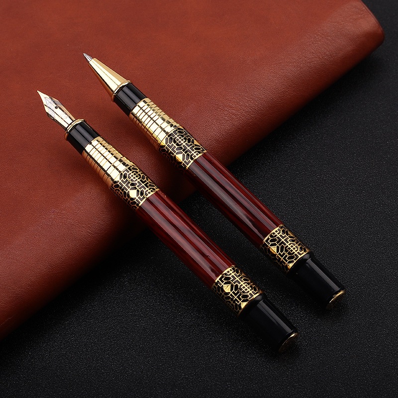 High Quality Fountain Pen Retro Ballpoint Pen Gel Pen Metal Signature ...