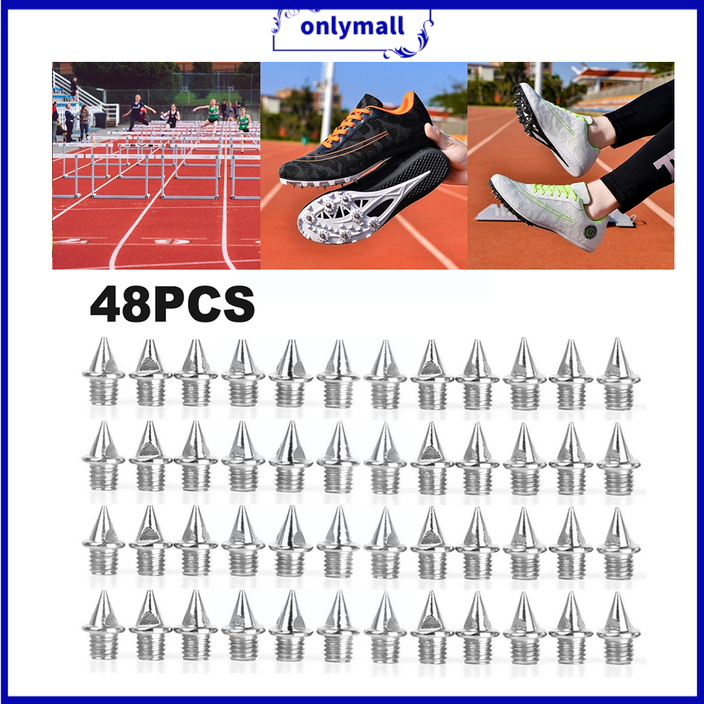 48PCS 6.4mm Steel needle Spikes Shoe Spike Replacements for Running ...
