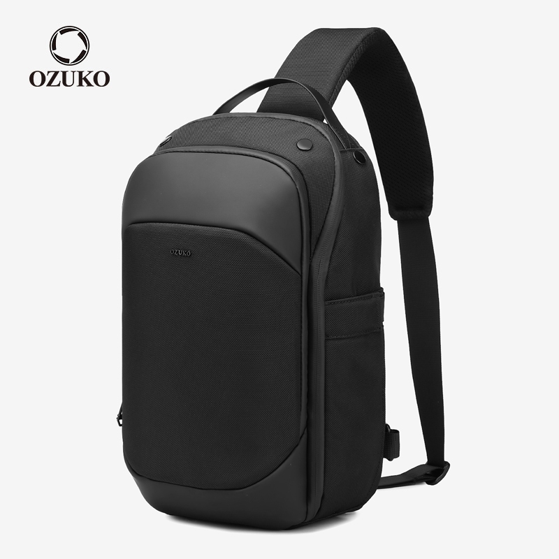 OZUKO Large Capacity Men Crossbody Bag Casual Business Waterproof ...