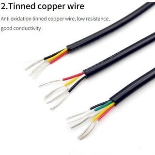 UL2464 20AWG Power Cable 2/3/4/5/6/7/8 Core Signalling Control Cable Amplifier Audio Lamp Line ...