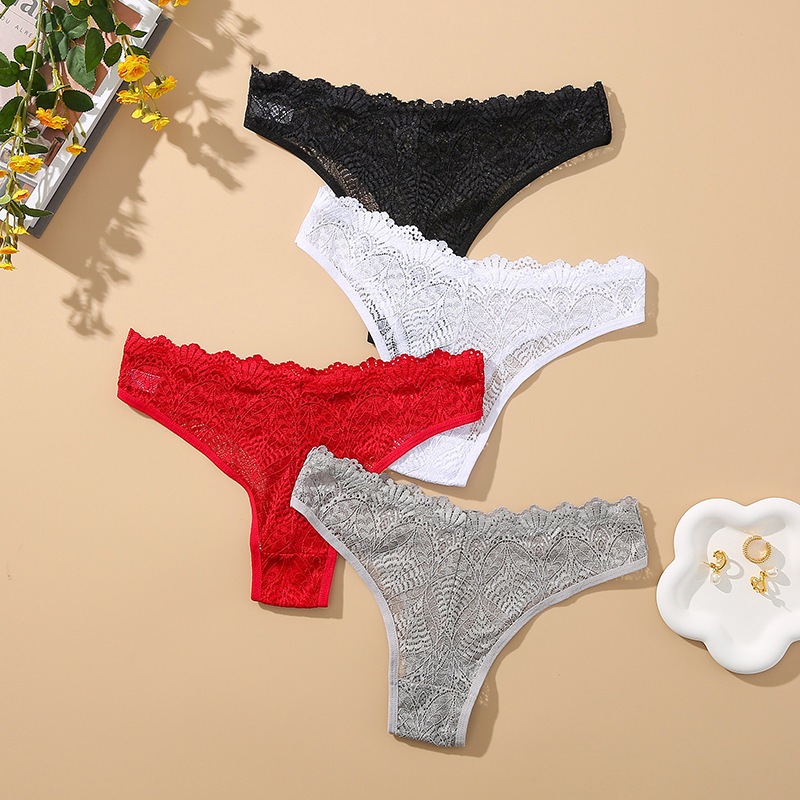 MOMO Sexy Lace Panties for Women Breathable Comfortable Briefs ...