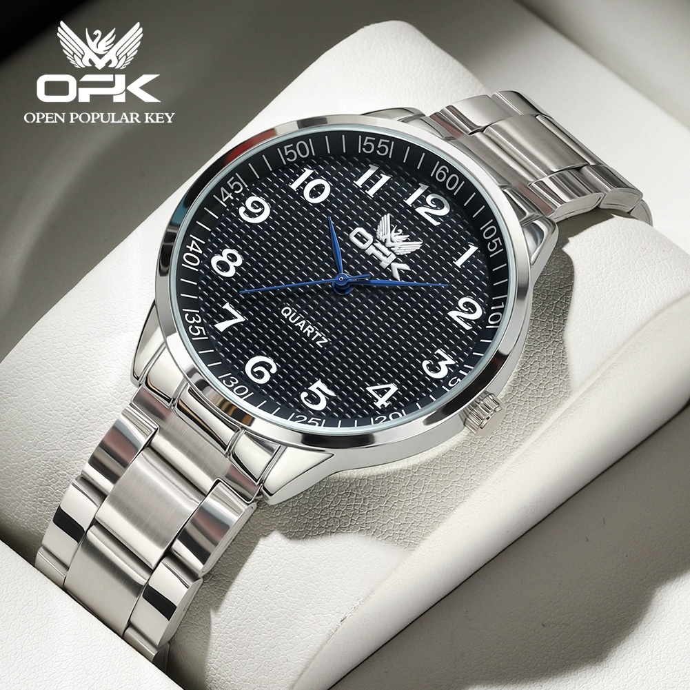 OPK Watch For Men WaterProof Original Stainless Steel Strap Fashion ...