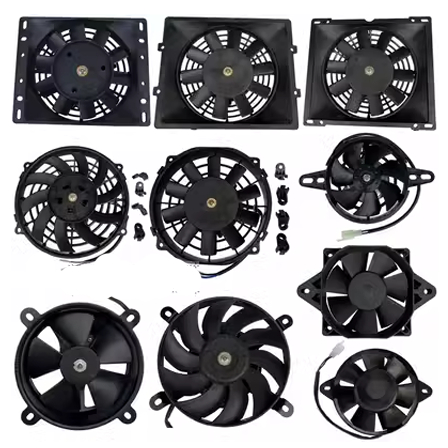 Three Wheel Motorcycle Modified Water Tank Fan Oil Cooling Radiator ...