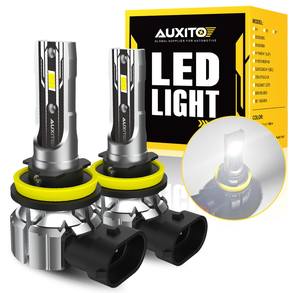 AUXITO 2PC 60W 12000LM H11 HB3 HB4 LED Headlight for Car 6500K Cool ...