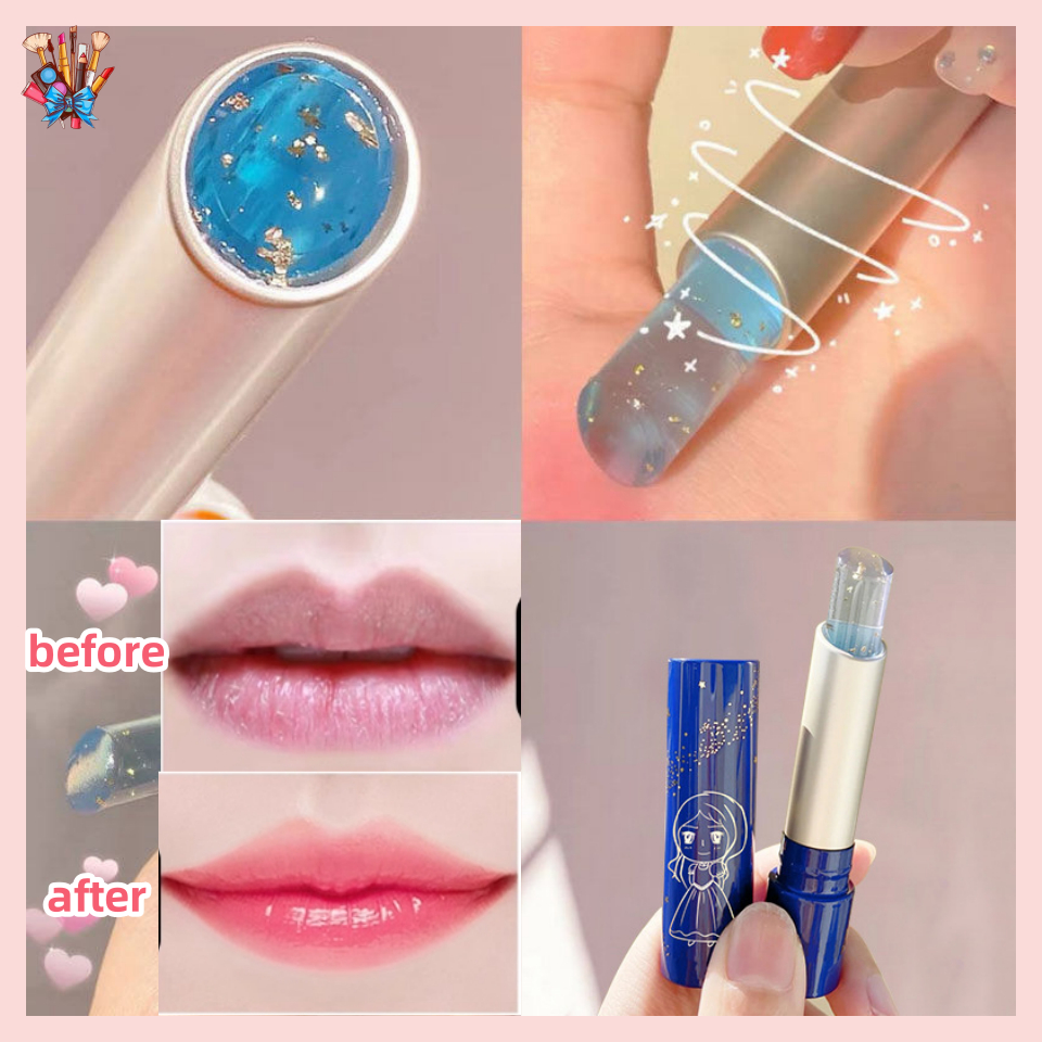 Temperature Color Changing Lipstick Jelly Lipstick Gold Foil ...