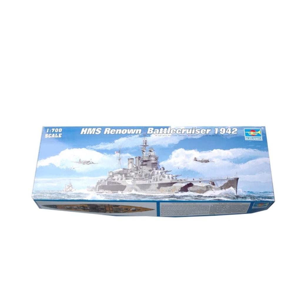 Trumpeter 1/700 05764 HMS Battle Cruiser Renown 1942 plastic model kit ...