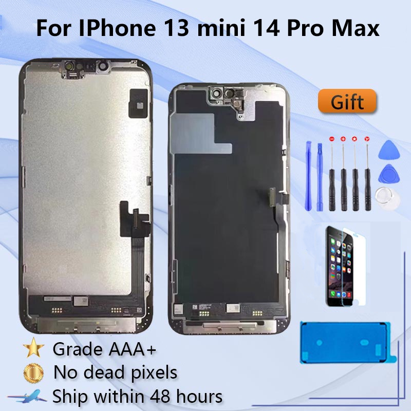 OEM Original LCD Screen For iPhone 13 14 Pro Max For 13 Mini 14 Plus ...