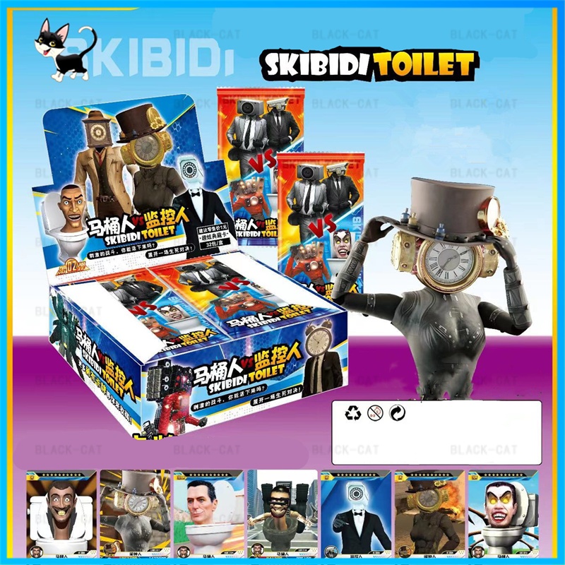 Skibidi Toilet One Piece Naruto Dragon Ball Card Anime Photocard ...