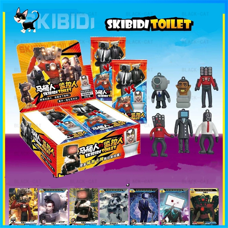 Skibidi Toilet One Piece Naruto Dragon Ball Card Anime Photocard ...