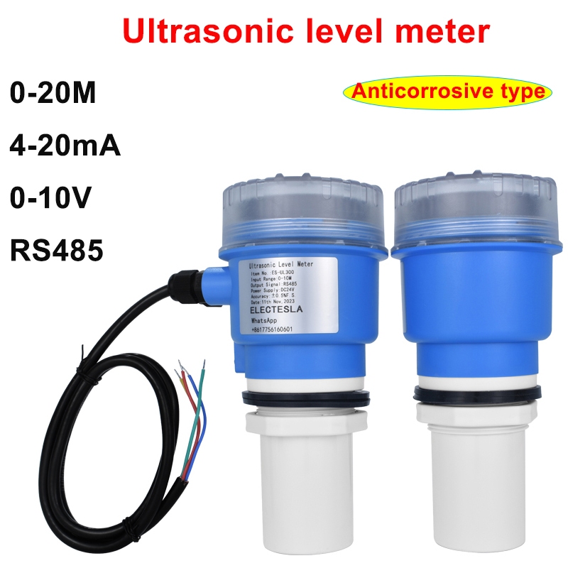 Non-contact IP67 ultrasonic level meter Industrial sewage septic tank ...