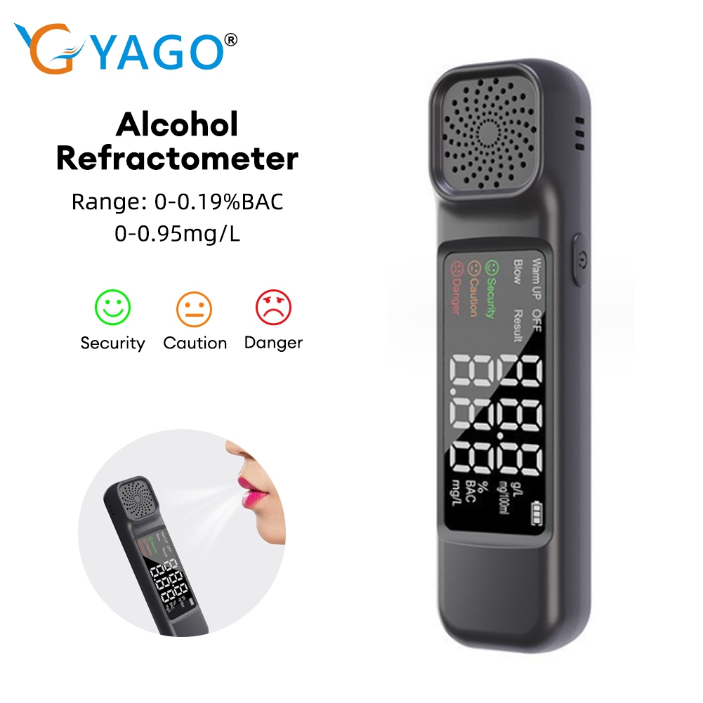 Alcohol Tester Portable Alcohol Tester with LED Large Screen No Contact ...