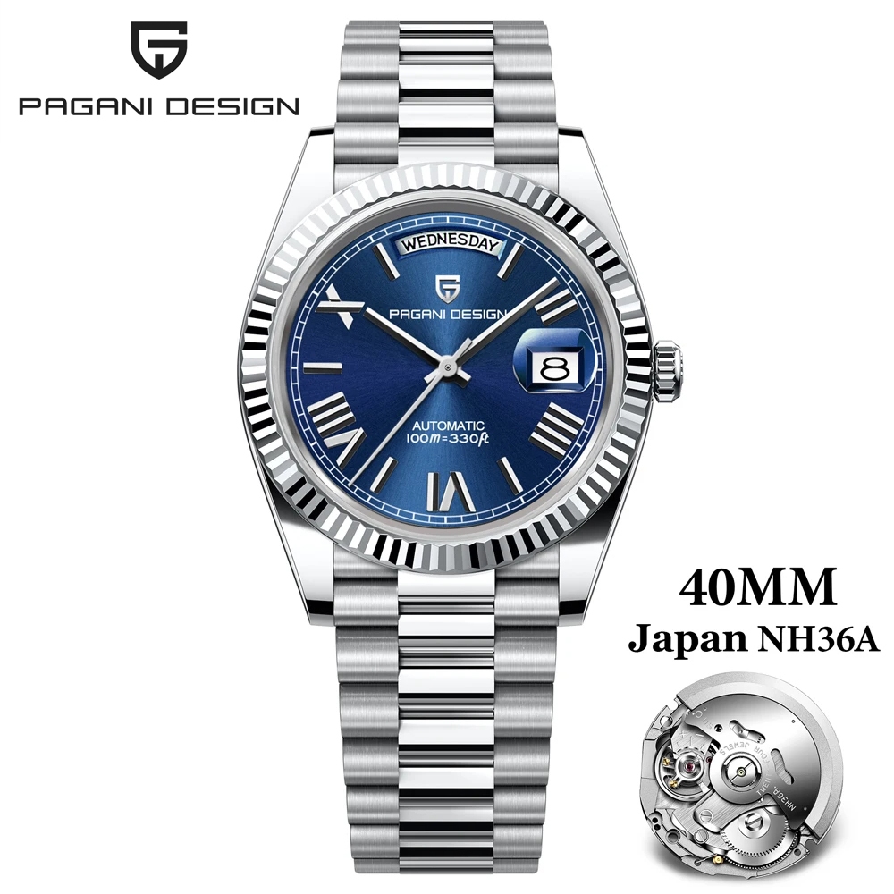 PAGANI DESIGN DD40 Japan TMI NH36A Mechanical Men Watches Classic ...