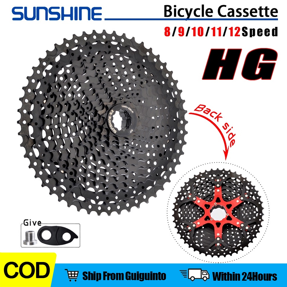 SUNSHINE Cassette 8/9/10/11/12 Speed Cogs MTB Mountain Bike Freewheel ...
