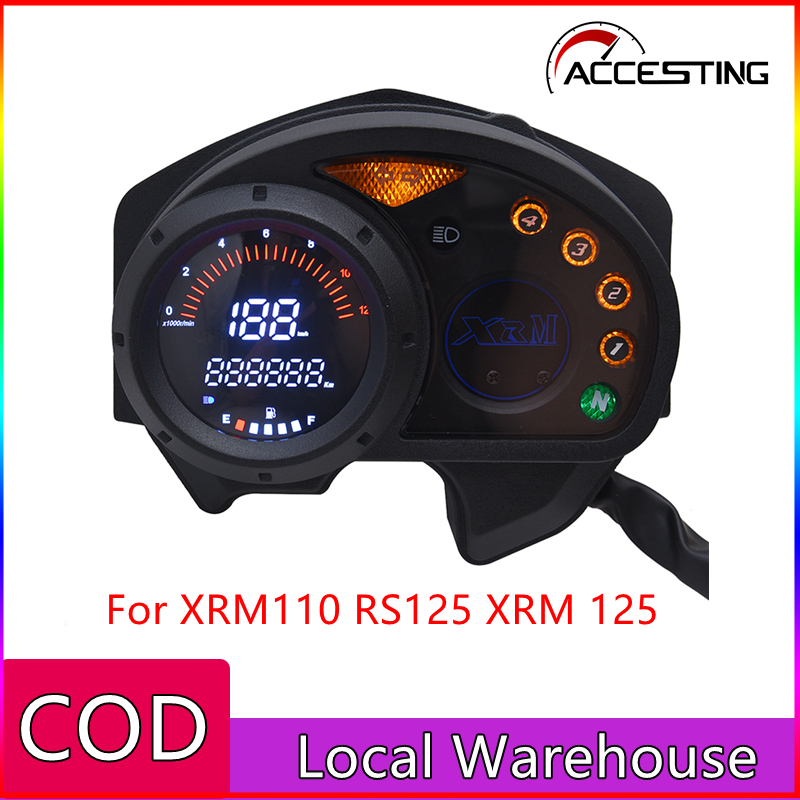 2023 New Digital Motorcycle Speedometer Odometer Instrument Composition ...
