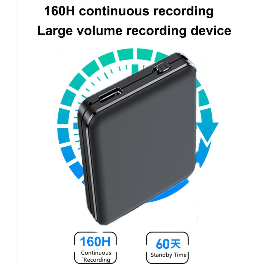 Mini Voice Recorder audio Activated Recorder 160 Hours Strong small ...