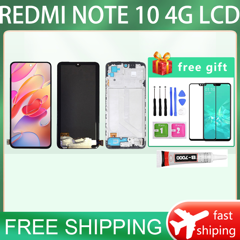 For Xiaomi Redmi Note 10 4G / Redmi Note 10s LCD Display Screen With ...