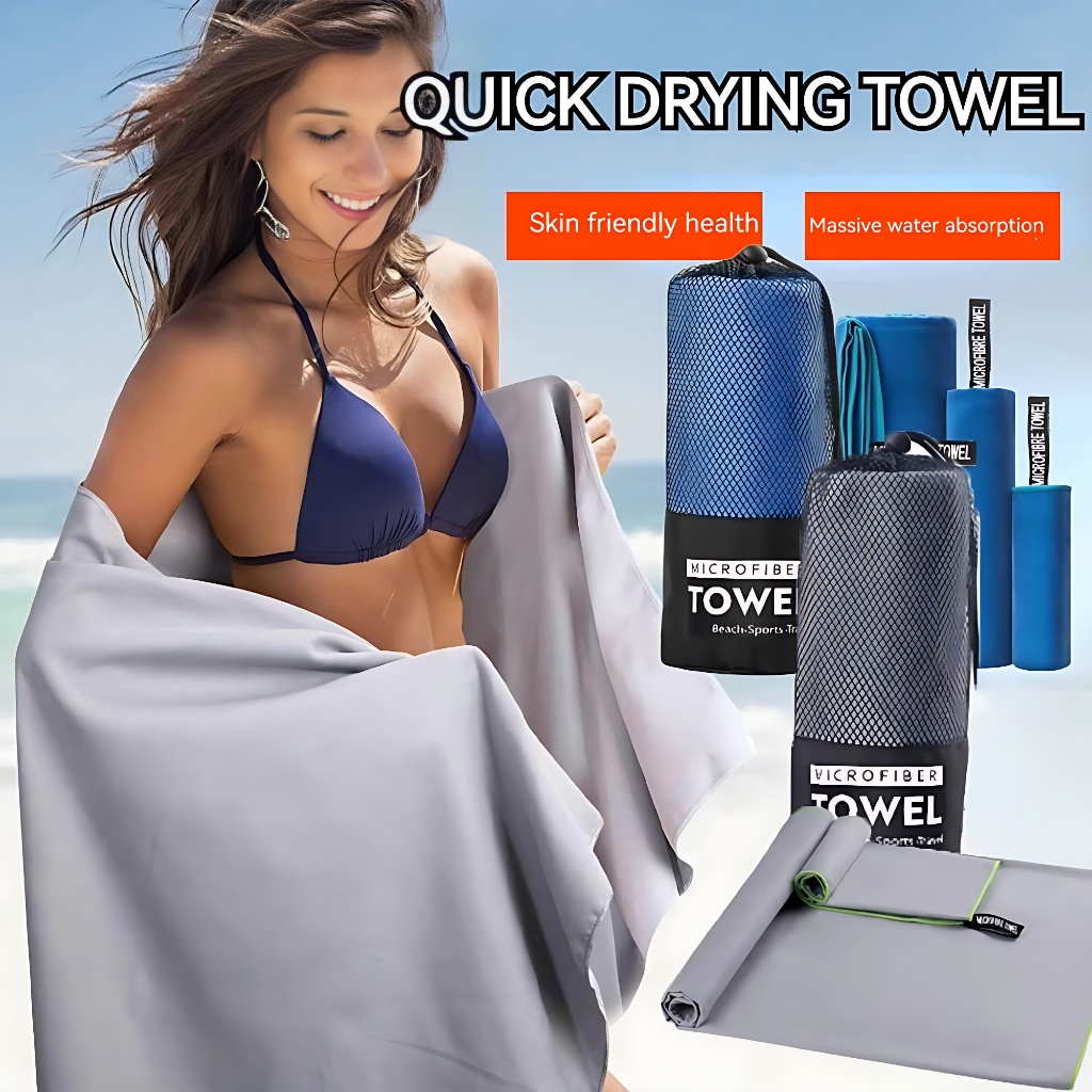 Quick Dry Sports Towel Running Gym Workout Sports Training 40x80cm Microfiber Yoga badminton ...