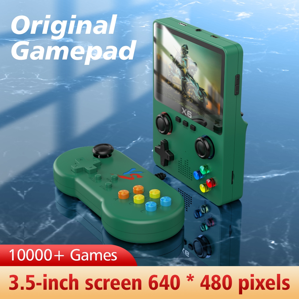 New X6 Game Console, HD Handheld Game Console, Dual Stick GBA Arcade ...