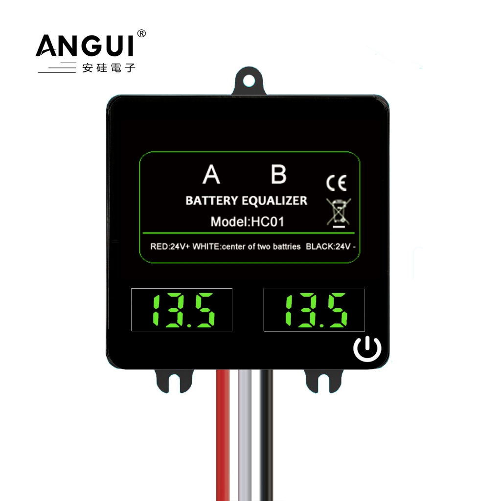 ANGUI HC01 Battery Equalizer 2S 2 x 12V Series Cell Voltage Active ...