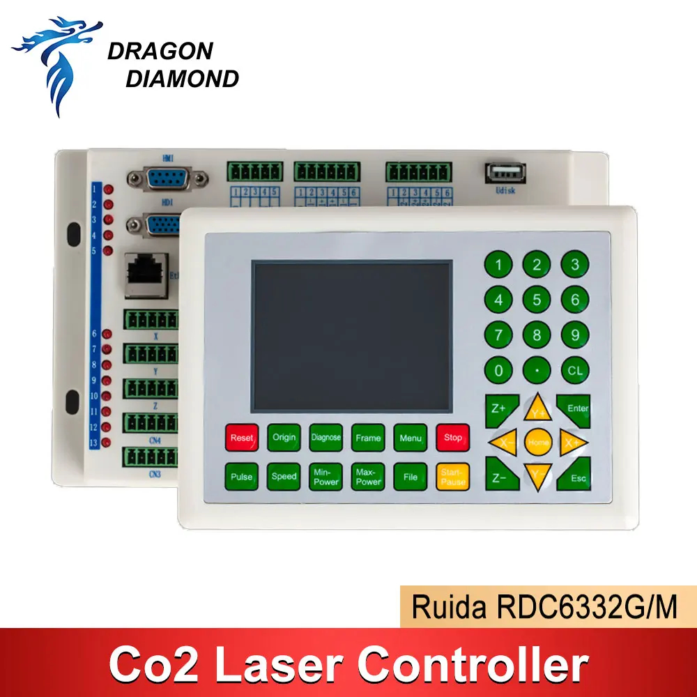 RDC6332M RDC6332G CO2 Laser Controller Laser Cutting Machine Wireless ...