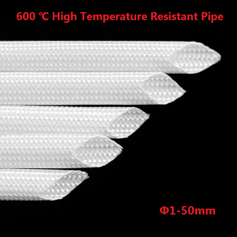 Φ1-50mm White High Temperature Tube High Temperature Resistant 600 ...
