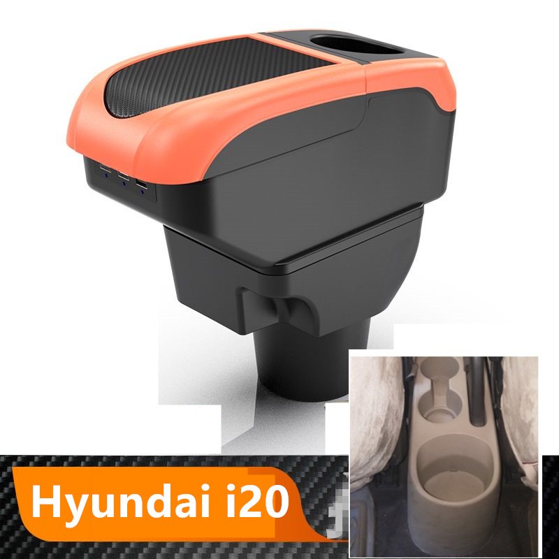 Hyundai i20 Armrest Console Box Adjustable Centre ConsoleAuto Storage ...