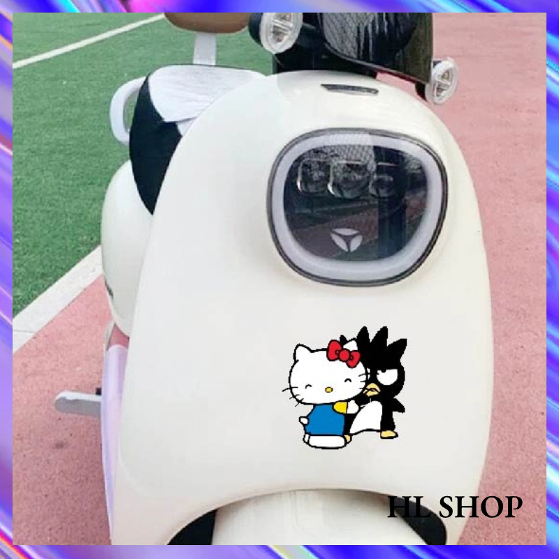 HL Hello Kitty Anime Sticker Car Decoration Sticker Waterproof Cartoon ...