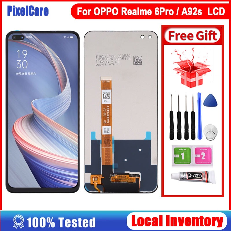 Pixelcare LCD For OPPO Realme 6 Pro / A92s / Reno4z 5G LCD Screen ...
