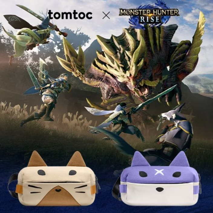 Tomtoc Chest Bag Messenger Bag [Monster Hunter Follower] Palico Palico ...
