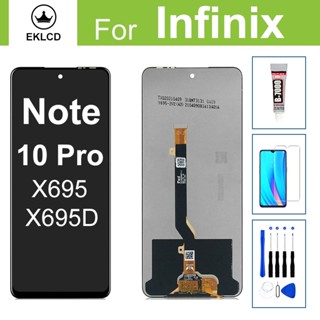 For Infinix Note 10 Pro X695 X695B LCD Display Note 10Pro NFC Touch ...