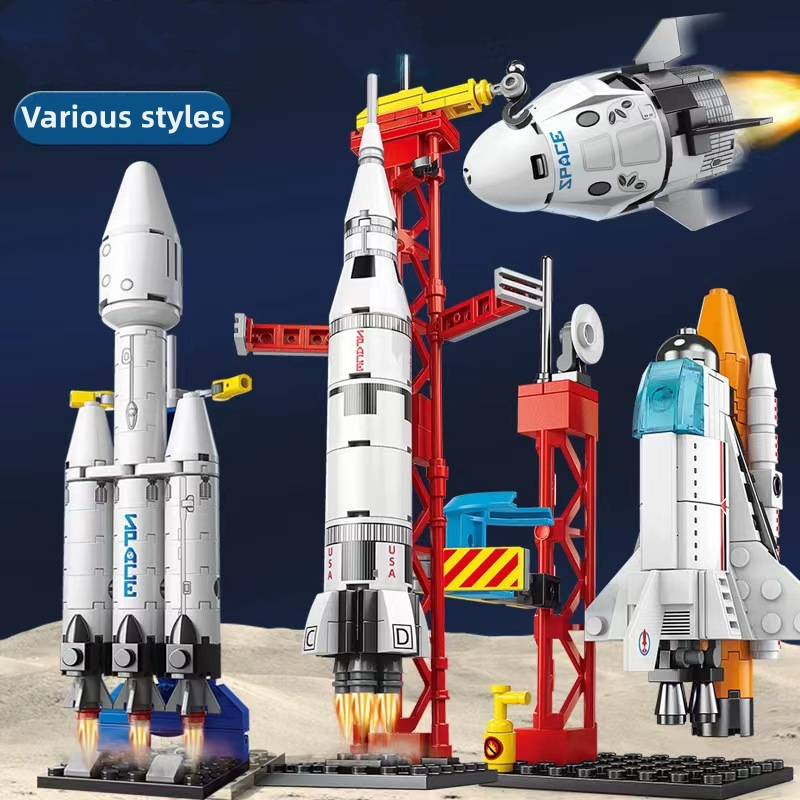 Aerospace Plane Rocket Model Building Blocks Children Assembling ...