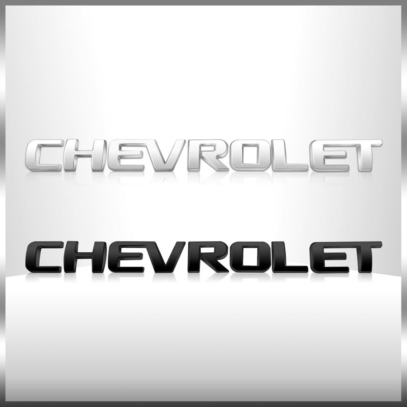 Car 3D Letter Emblem Badge Decal Sticker for Chevrolet Chevy Silverado ...