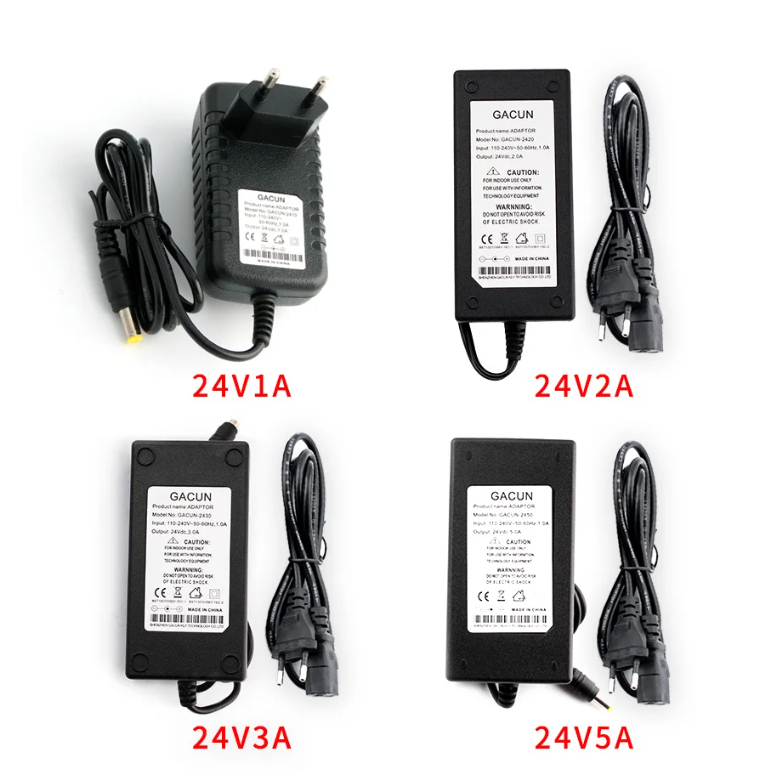Ac110v/220v to DC24V Power Adapter 24V1A2A3A5A Transformer led ...