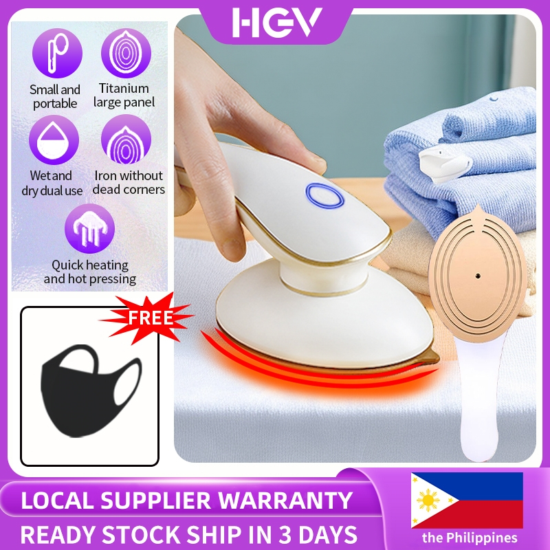 HGV【COD】Mini Handheld Hanging Ironing Machine Portable Travel Eelectric ...
