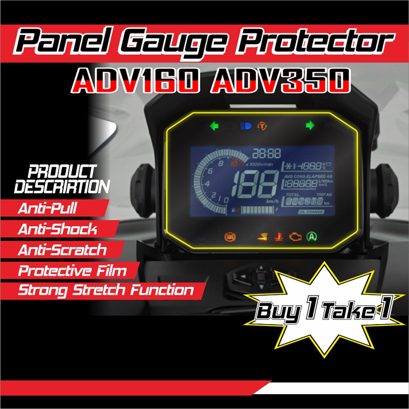(BUY 1 TAKE 1) honda adv 160 panel gauge protector adv 150 350 ...