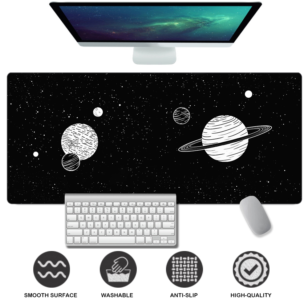 Solar system Mousepad LargeMousepad Gaming Mouse pad Stitched Edge ...