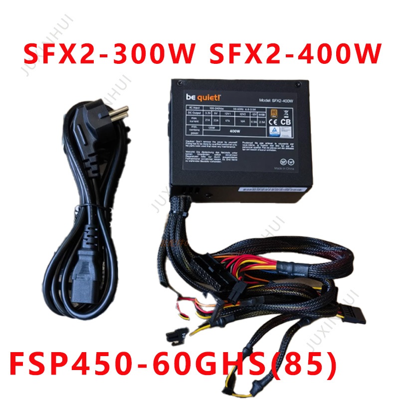 NEW FSP 450W 400W 300W SFX power supply FSP450-60GHS 80 copper silent ITX small power supply NEW ...