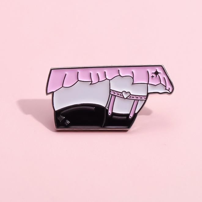 Sexy Anime Girl Miniskirt Thigh Hard Enamel Pin Brooches Cartoon Brooch ...
