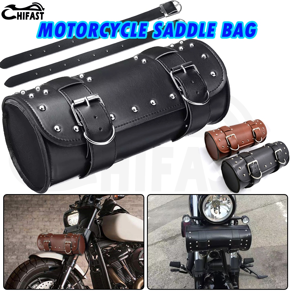HIFAST Motorcycle Universal Tool Bag/ PU Leather Tool Bag Motorcycle ...