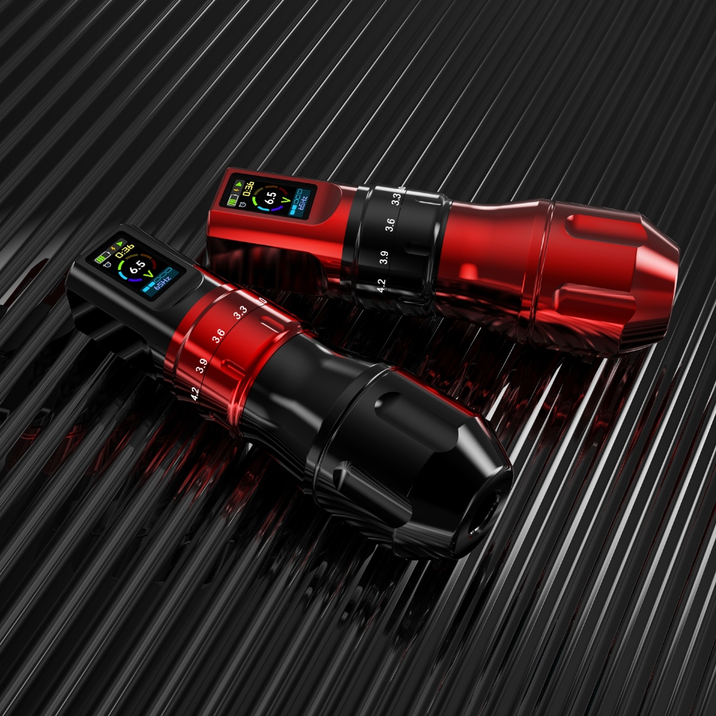 INKONE PRICK TATTOO WIRELESS MACHINE PEN WITH RCA ADOPTER | Shopee ...