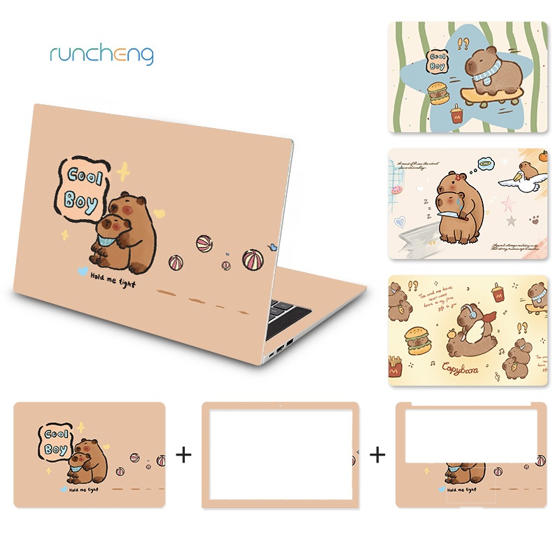 【3pcs】Brown Cute Cute Cute Kapibara Capybara Design Universal Laptop ...