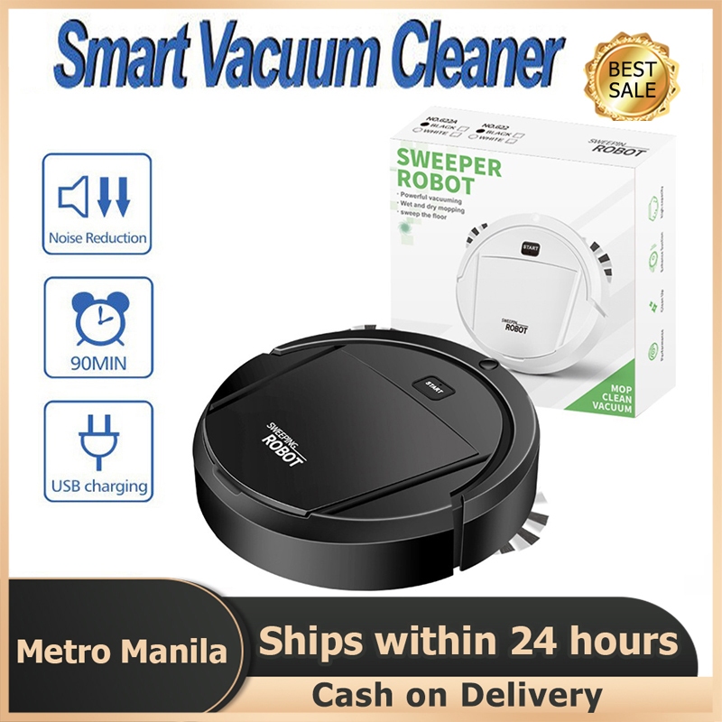 Ready Stock New Upgraded High Performance Robot Vacuum Smart Sweeper ...