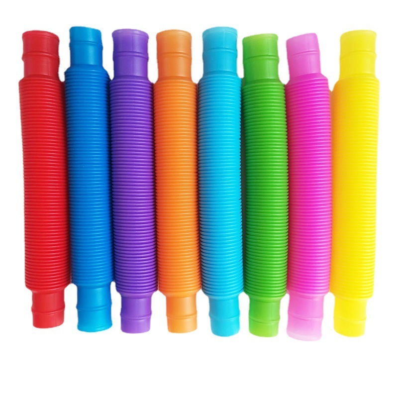 Large Size DIY Pop Tube Telescopic Bellows Sensory Fidget Toy Children ...
