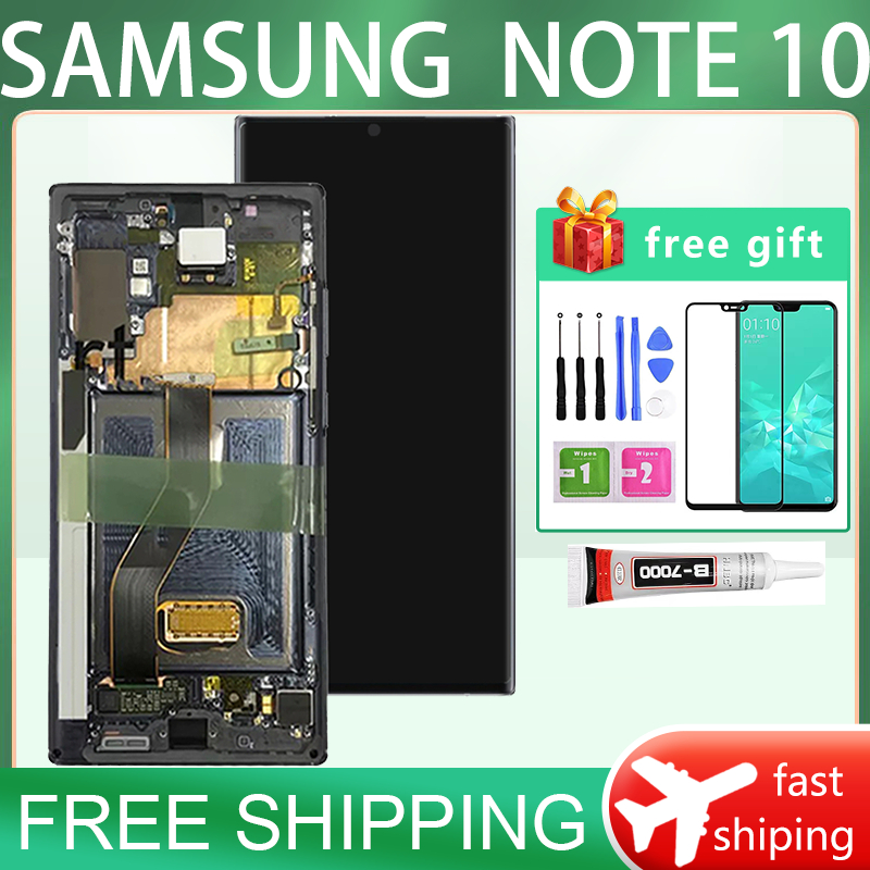 OLED For Samsung Galaxy Note 10 SM-N970F SM-N970F/DS LCD Display Touch Screen Digitizer Assembly ...