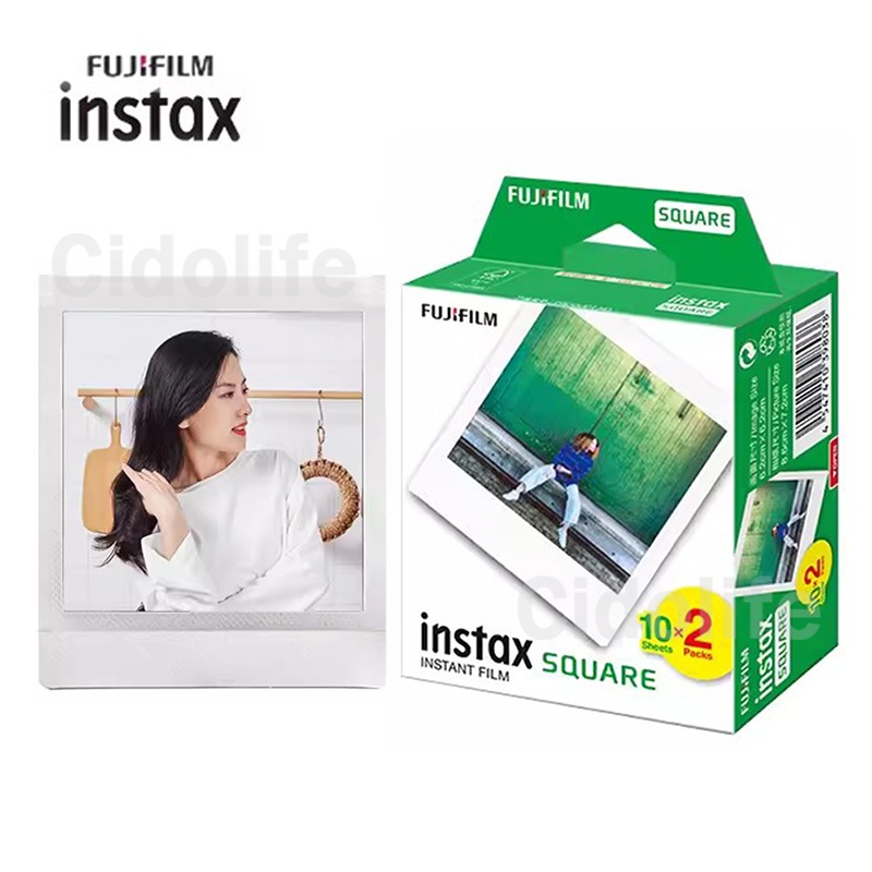 Original Fujifilm Instax Square White Edge Film Photo Paper 10/20 ...