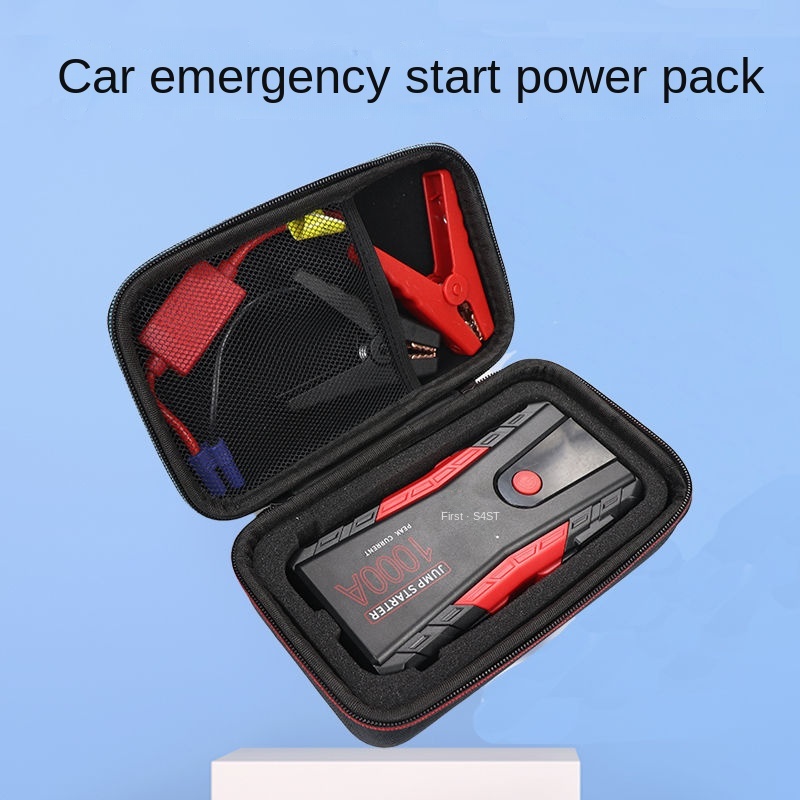 Car Emergency Starter Power Storage Bag Shockproof Box Battery Tool ...