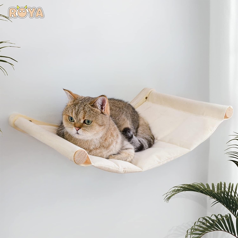 ROYA Cat Hammock Cat Wall Shelves Cat Bed Cat ladder Cat Perches for ...