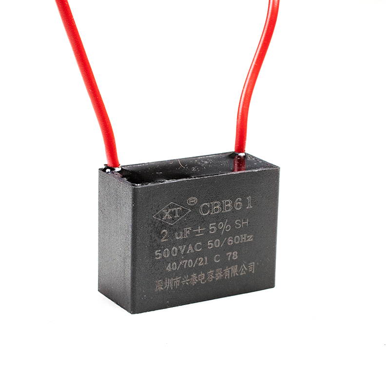500V 2UF CBB61 Ceiling Fan Motor Running Rectangle Capacitor | Shopee ...